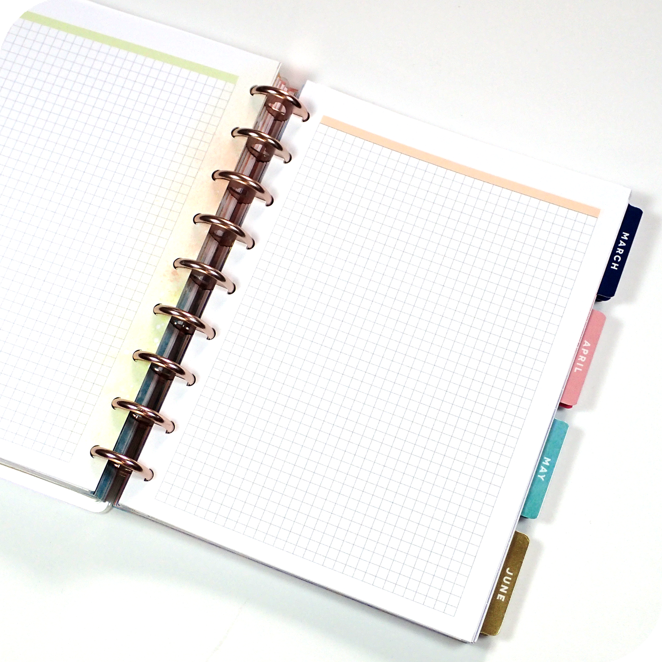 Off The Clock - Printable Classic Happy Planner Size - 2x3 Grid Notes ...