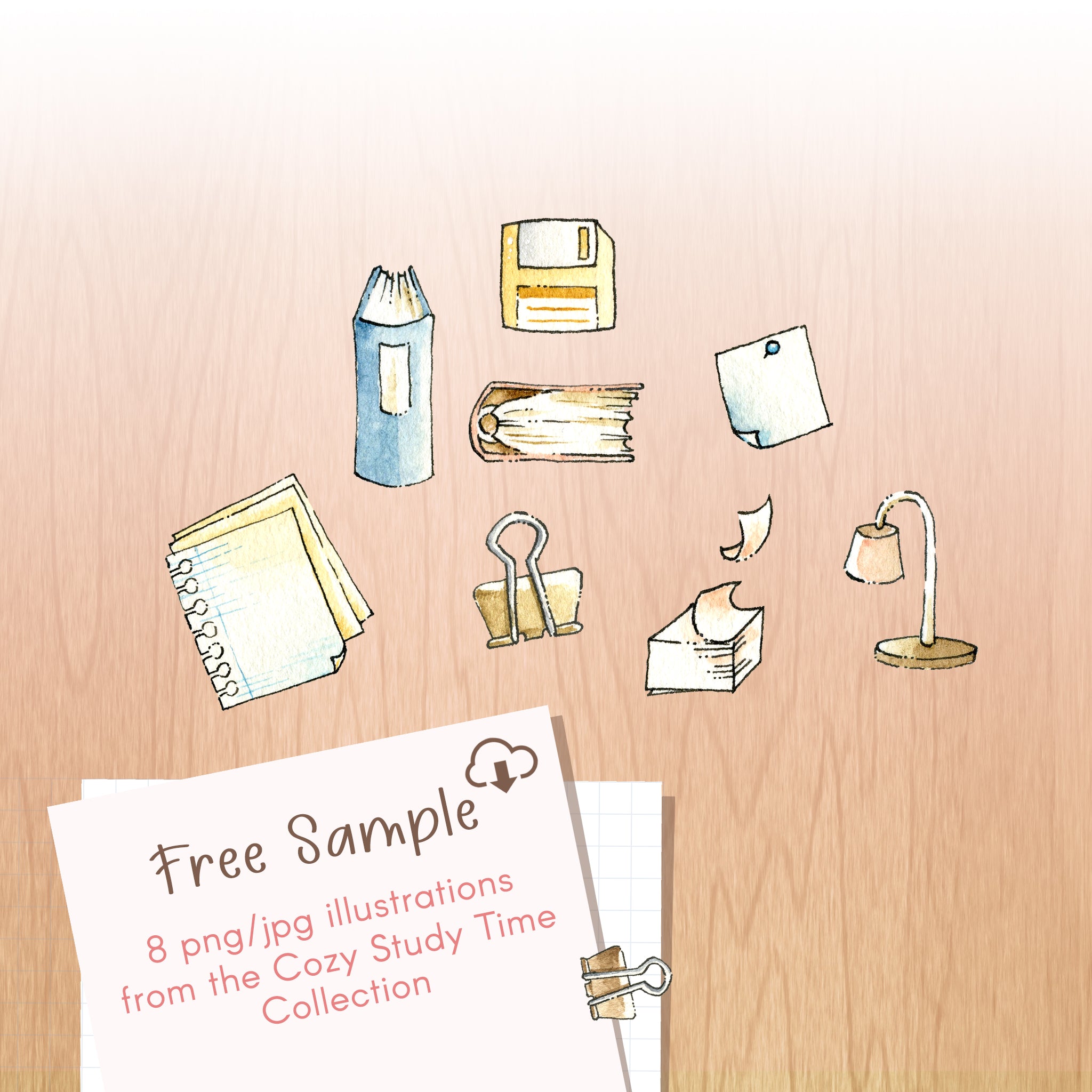 Cozy Study Time - Free Digital Sample – Linouspots