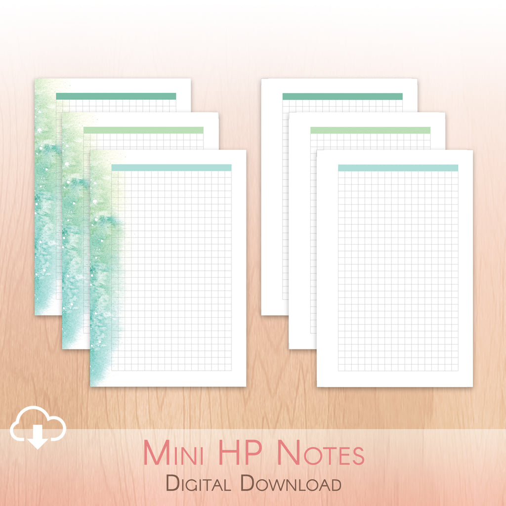 Christmas Woods - Printable MINI Happy Planner Inserts - 2x3 Grid Note ...