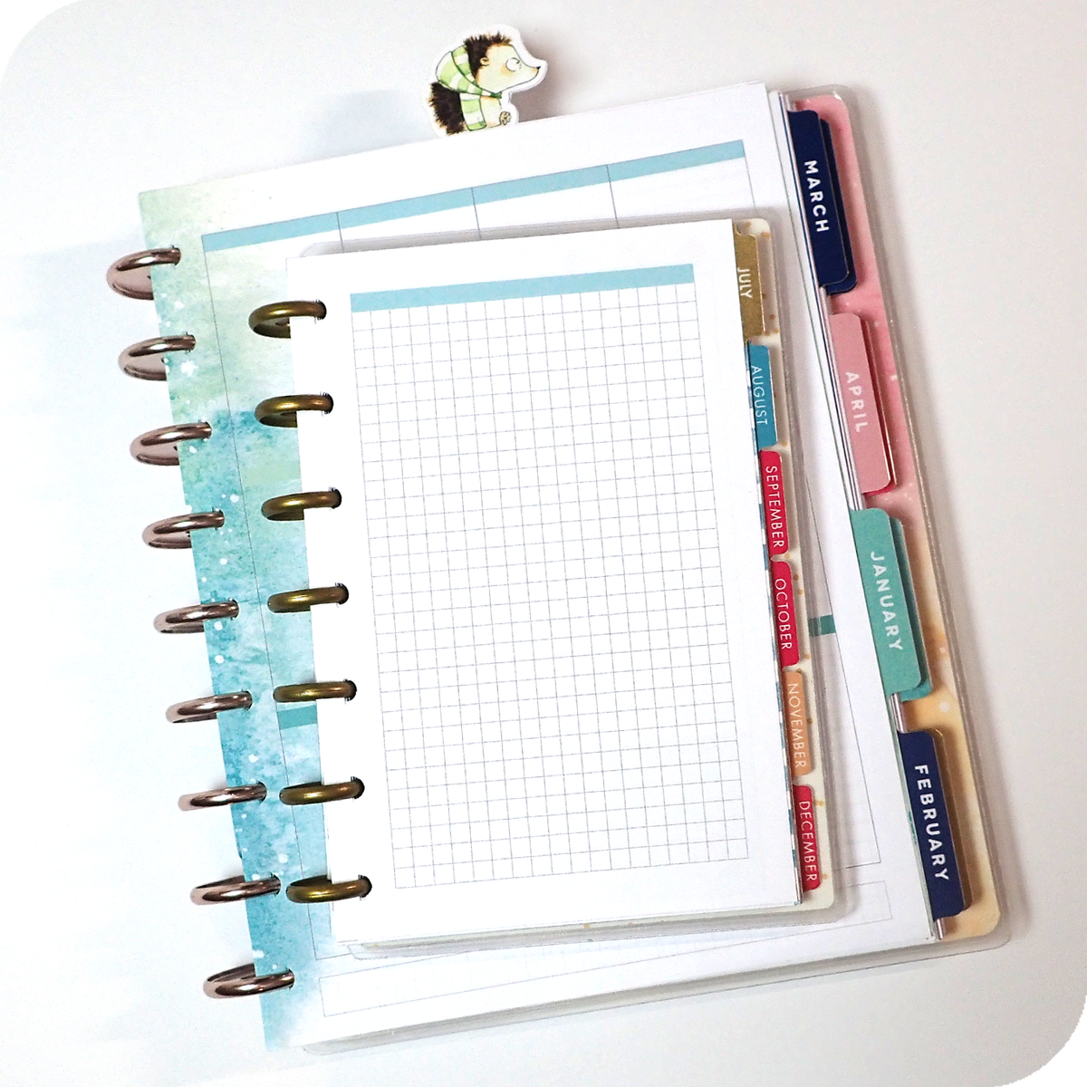 Christmas Woods - Printable MINI Happy Planner Inserts - 2x3 Grid Note ...