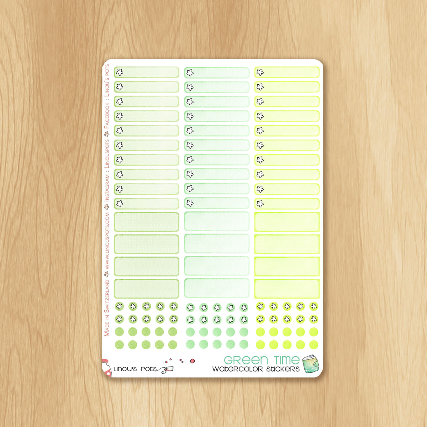 Rainbow Collection - Green Mini Boxes – Linouspots