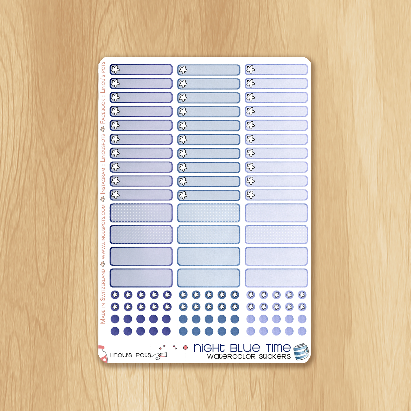 Rainbow Collection - Deep Blue Mini Boxes – Linouspots